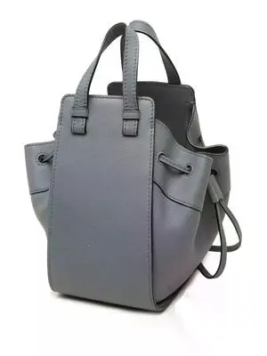 Loewe 2021 Mini Grained Calfskin Drawstring Hammock Satchel
