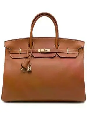 Hermès 2001 Togo Birkin Retourne 40 Handbag - Brown