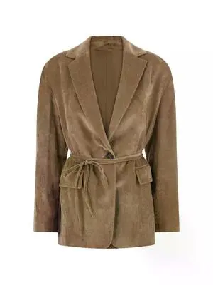 Brunello Cucinelli Corduroy Single-breasted Blazer