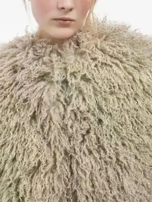 Patrizia Pepe Soft Faux-fur Textured Jacket