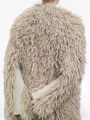 Patrizia Pepe Soft Faux-fur Textured Jacket