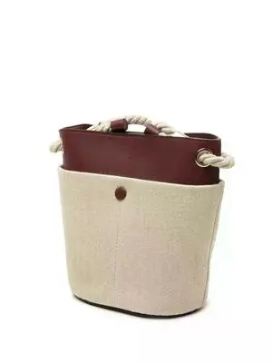 Chloé 2022 Small Canvas Key Bucket Bag
