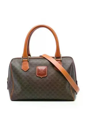 Celine 2013 Macadam Coated Canvas Satchel