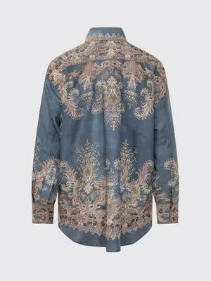 Zimmermann Valiant Paisley-print Silk Blouse With Pussy-bow Collar And Long Sleeves - Multicolor