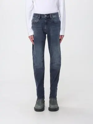 DIESEL® D-strukt Mid-rise Slim Fit Jeans In Stretch Denim - Navy