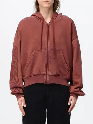 DIESEL® Relaxed Fit Cotton Zip-up Hoodie With Kangaroo Pocket