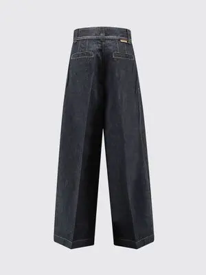 Zimmermann Mid-rise Wide-leg Jeans In Cotton Denim With Front Pleats - Blue