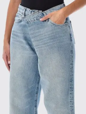 FRAME The Loose High-waisted Baggy Wide-leg Cotton Jeans