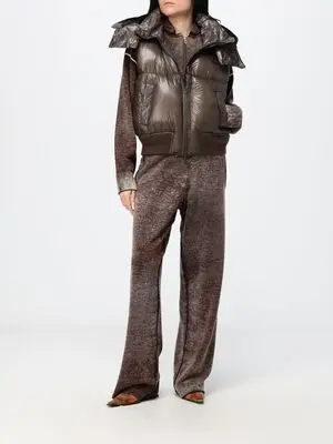 DIESEL® Abstract Print Wool Knit Palazzo Trousers
