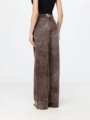DIESEL® Abstract Print Wool Knit Palazzo Trousers
