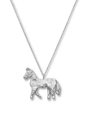 EVA REMENYI Horse Necklace - Silver