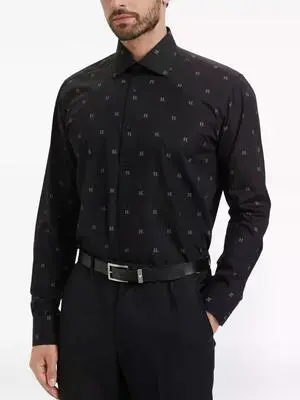 Karl Lagerfeld Logo-monogram Shirt - Black