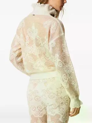 TWINSET Jacquard Alpaca-blend Sweater