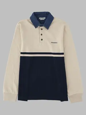 JW Anderson Polo In Cotone Con Logo - Multicolour