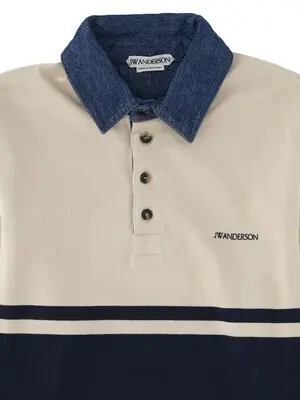 JW Anderson Polo In Cotone Con Logo - Multicolour