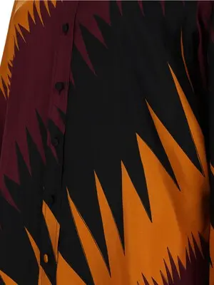 Emilio Pucci Camicia In Seta Con Stampa "drago - Multicolour