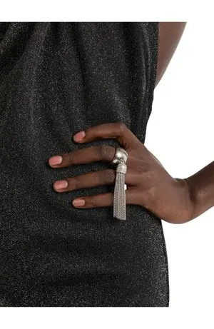 Balmain Brass Tassel Ring