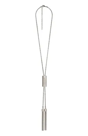 Balmain Long Brass Tassel Necklace