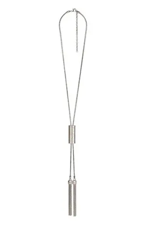 Balmain Long Brass Tassel Necklace