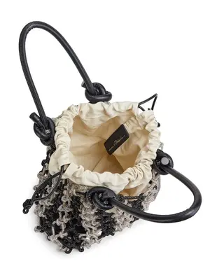 3.1 Phillip Lim Mini Crystal Macramé Handbag