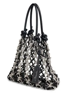 3.1 Phillip Lim Mini Crystal Macramé Handbag