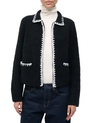 Staud Jeremy Tweed Sweater