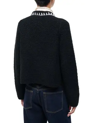 Staud Jeremy Tweed Sweater