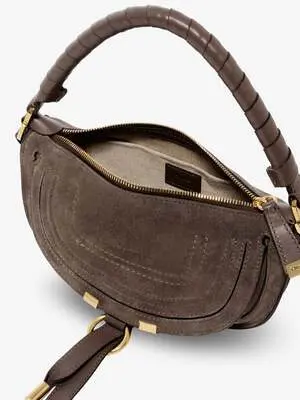 Chloé Marcie Suede Shoulder Bag - Multicolor