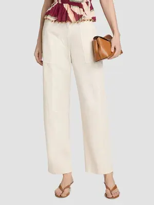 Rails Lunar Stretch-cotton Straight-leg Pants