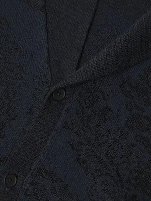 John Varvatos Arlon Paisley Sheen Jacquard Camp Shirt