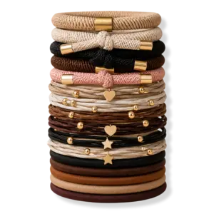 COSMOGLO Mixed Hair Tie Set - One-color