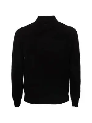 FILIPPO DE LAURENTIIS Long-sleeved Polo Shirt - Brown