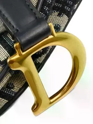 Dior Saddle Logo-charm Tote Bag - Neutrals
