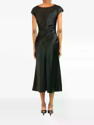 TOTEME Bias-cut Satin Midi Dress