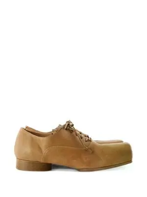 UMA WANG Ballet Square-toe Lace-up Derby Shoes