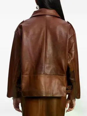 WEST 14TH New Yorker Leather Biker Jacket