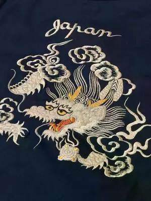 TAILOR TOYO Embroidered Long-sleeve T-shirt