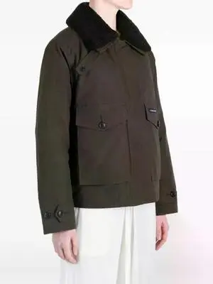 Canada Goose Scout Shearling-collar Pocket-detail Jacket - Brown