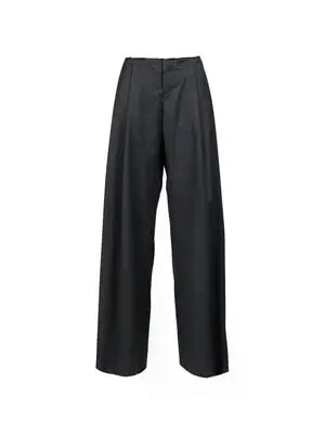 Natasha Zinko Rolled-waist Palazzo Pants - Grey