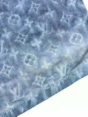LOUIS VUITTON Monogram Side-zip Mini Shorts