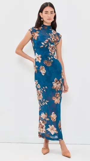 Hemant & Nandita Midi Dress With Slip