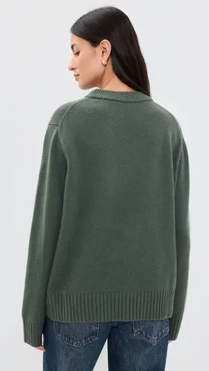 Jenni Kayne Cashmere Oversized Crew Neck Sweater