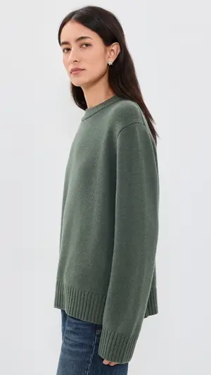 Jenni Kayne Cashmere Oversized Crew Neck Sweater