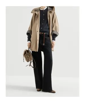 Brunello Cucinelli Monili Hooded Coat