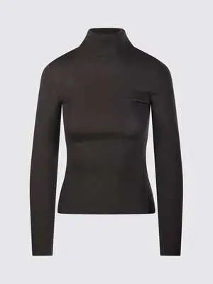 Max Mara Slim Fit Ribbed Pure Virgin Wool Turtleneck - Gray