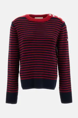 AMI Paris Maglia Girocollo A Righe - Multicolore
