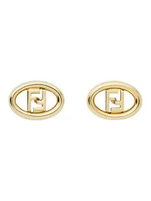 Fendi Orecchini Stud Orbit - Silver