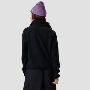 BASIN & RANGE Post-hike Polar Fleece 1/4 Snap Pullover - Black