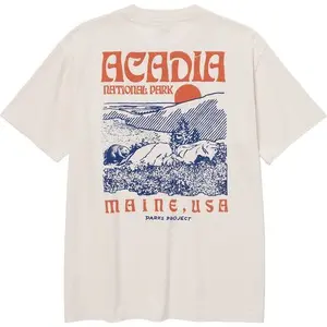 PARKS PROJECT Acadia Puff Print Pocket T-shirt - Sand