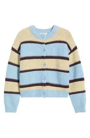 24COLOURS Wide Stripe Cardigan